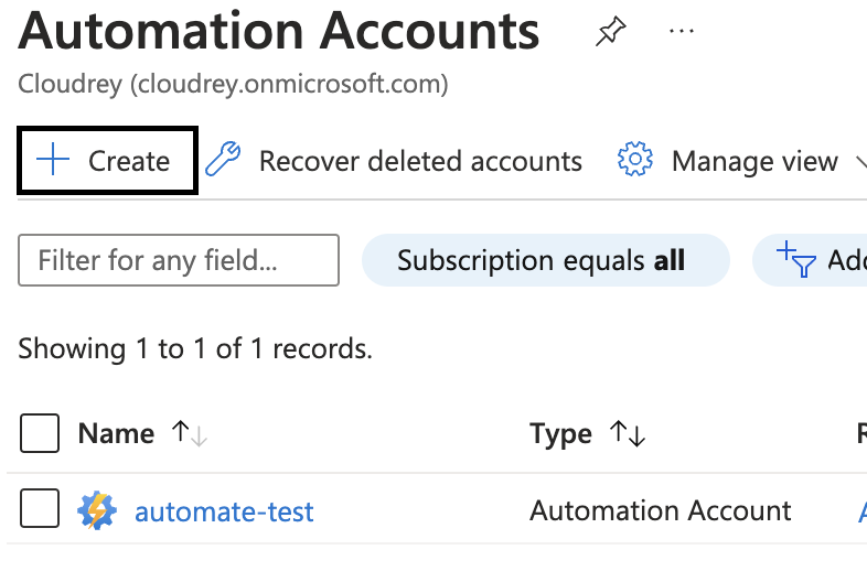 Azure Automation